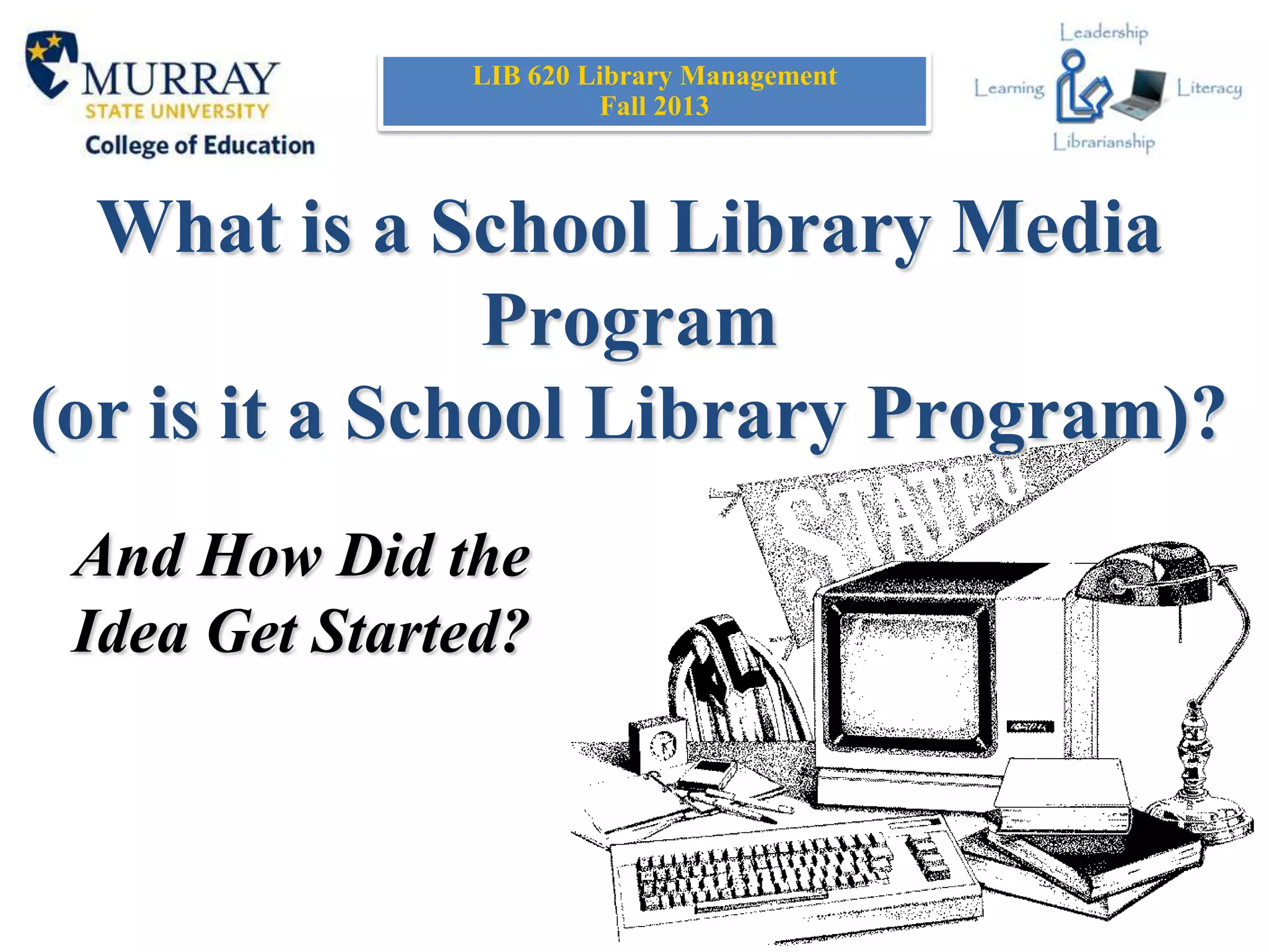 What is a school library media center | PPTX