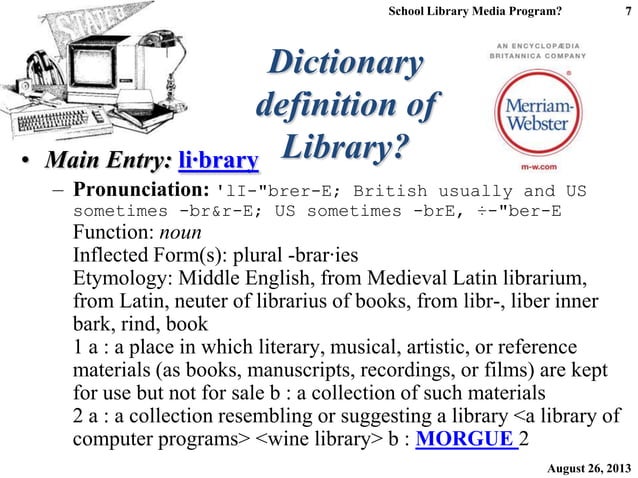 What is a school library media center | PPTX