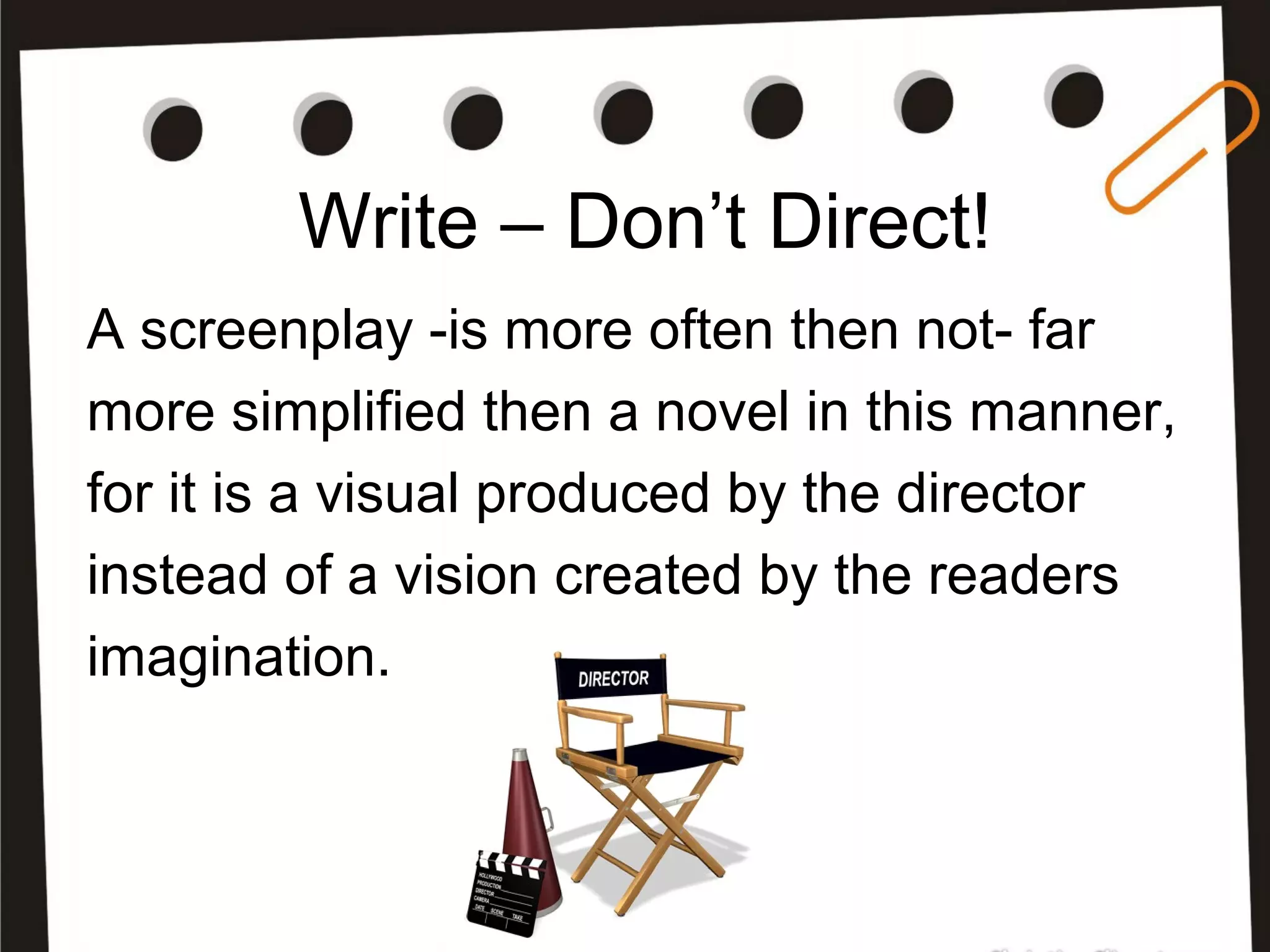 What is a screenplay - A Beginner's Guide To Screenplay Writing | PPT ...