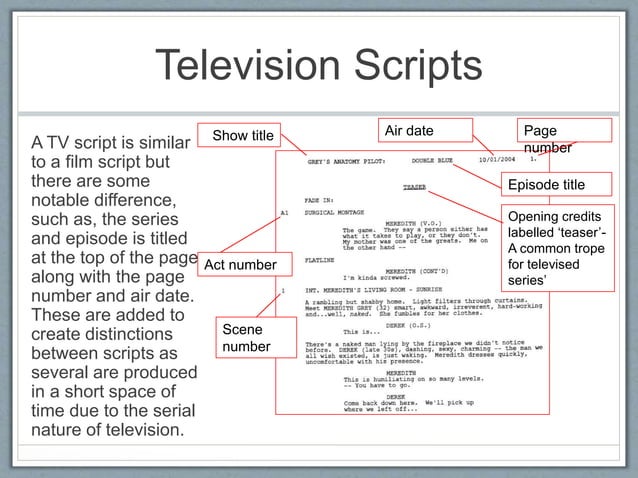 What Is A Script Presentation - Unit 24 | PPTX