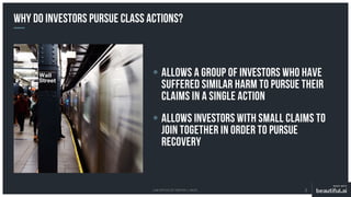 What is a Securities Class Action? | PDF