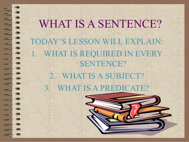 Sentence sentence