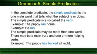 What Is a Sentence? Unit 1 | PPTX