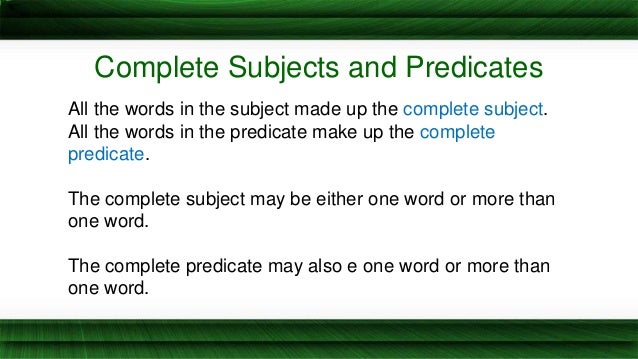 What Is a Sentence? Unit 1
