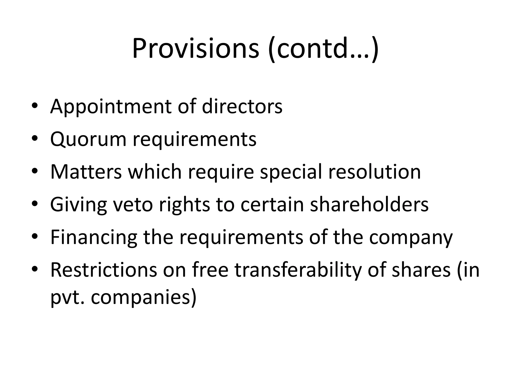 What is a shareholder’s agreement | PPTX