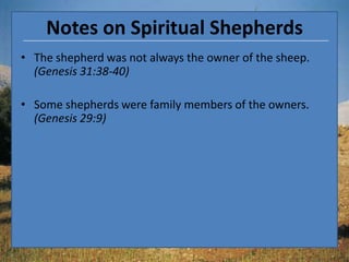 What is a Shepherd? | PPTX