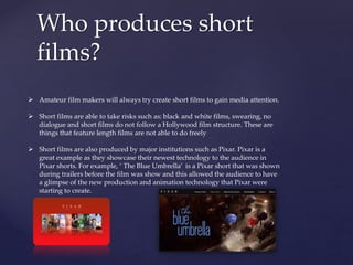 What is a Short Film? | PPT