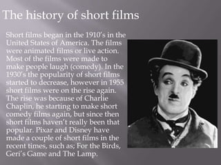 What is a short film and brief history | PPTX