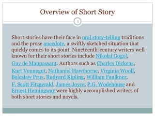 What is a short story | PPTX