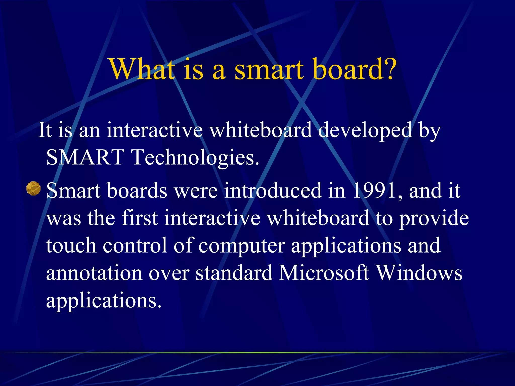 What Is A Smart Board | PPT