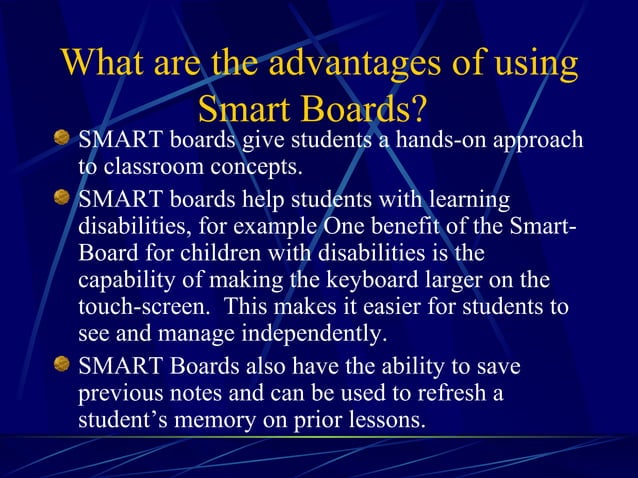 What Is A Smart Board | PPT
