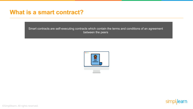 What is A Smart Contract? | Smart Contracts Tutorial | Smart Contracts in Blockchain ...