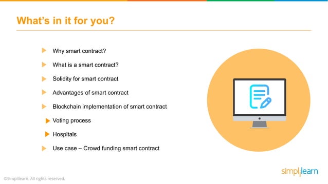 What is A Smart Contract? | Smart Contracts Tutorial | Smart Contracts in Blockchain ...