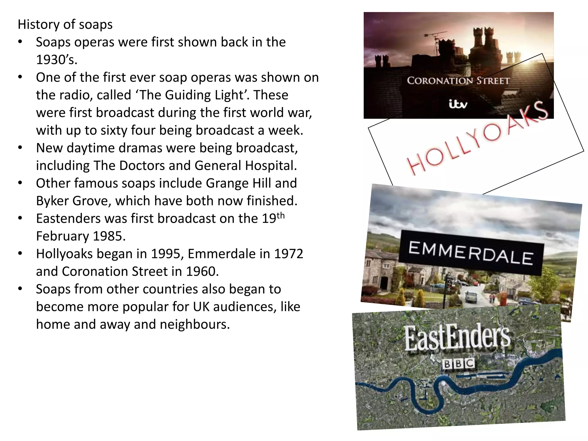 What is a soap opera | PPTX