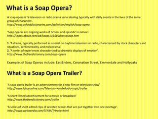 What is a Soap Opera? | PPTX