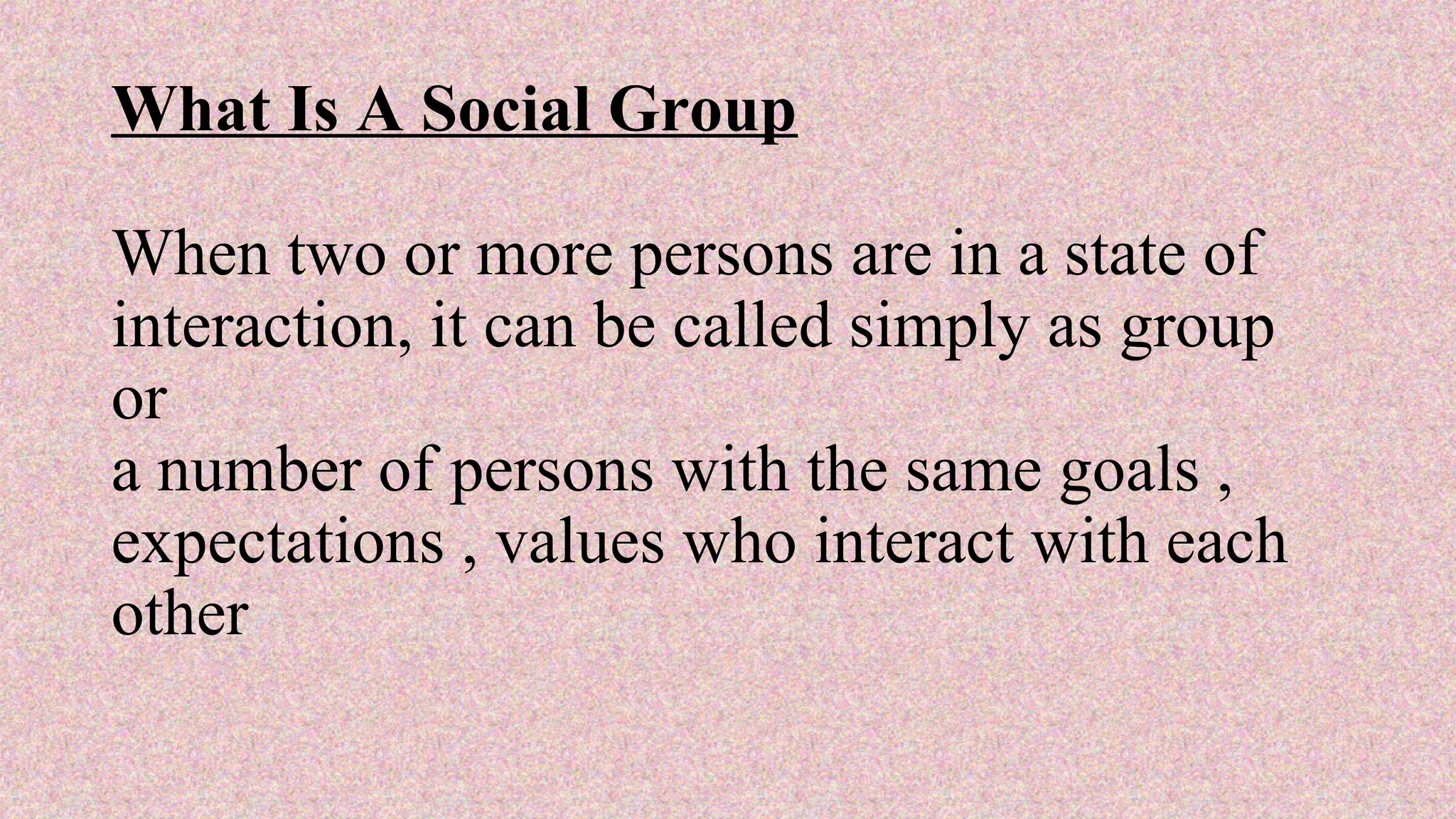 social group and its types | PPT