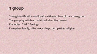 social group and its types | PPT