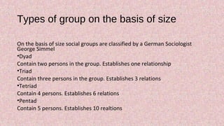 social group and its types | PPT