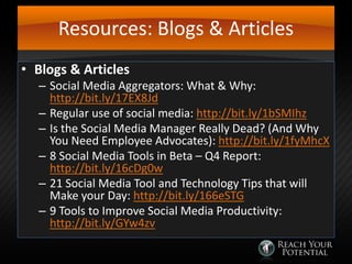 #3RdTT_What is a social media aggregation tool | PPT
