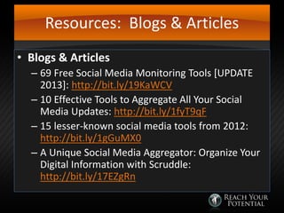 #3RdTT_What is a social media aggregation tool | PPT