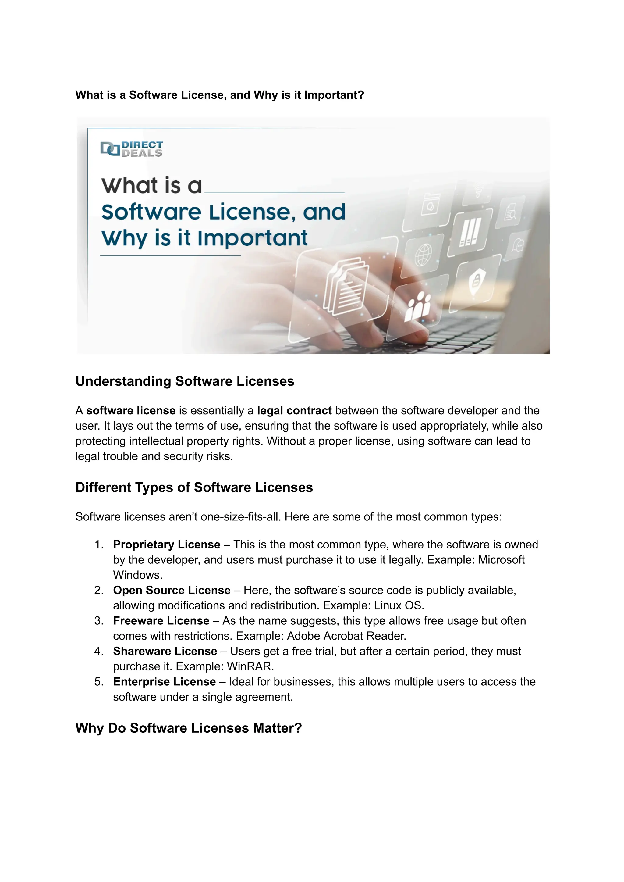 What is a Software License, and Why is it Important_.pdf