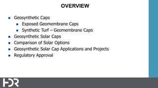What is a Solar Energy Landfill Cover System | PPT