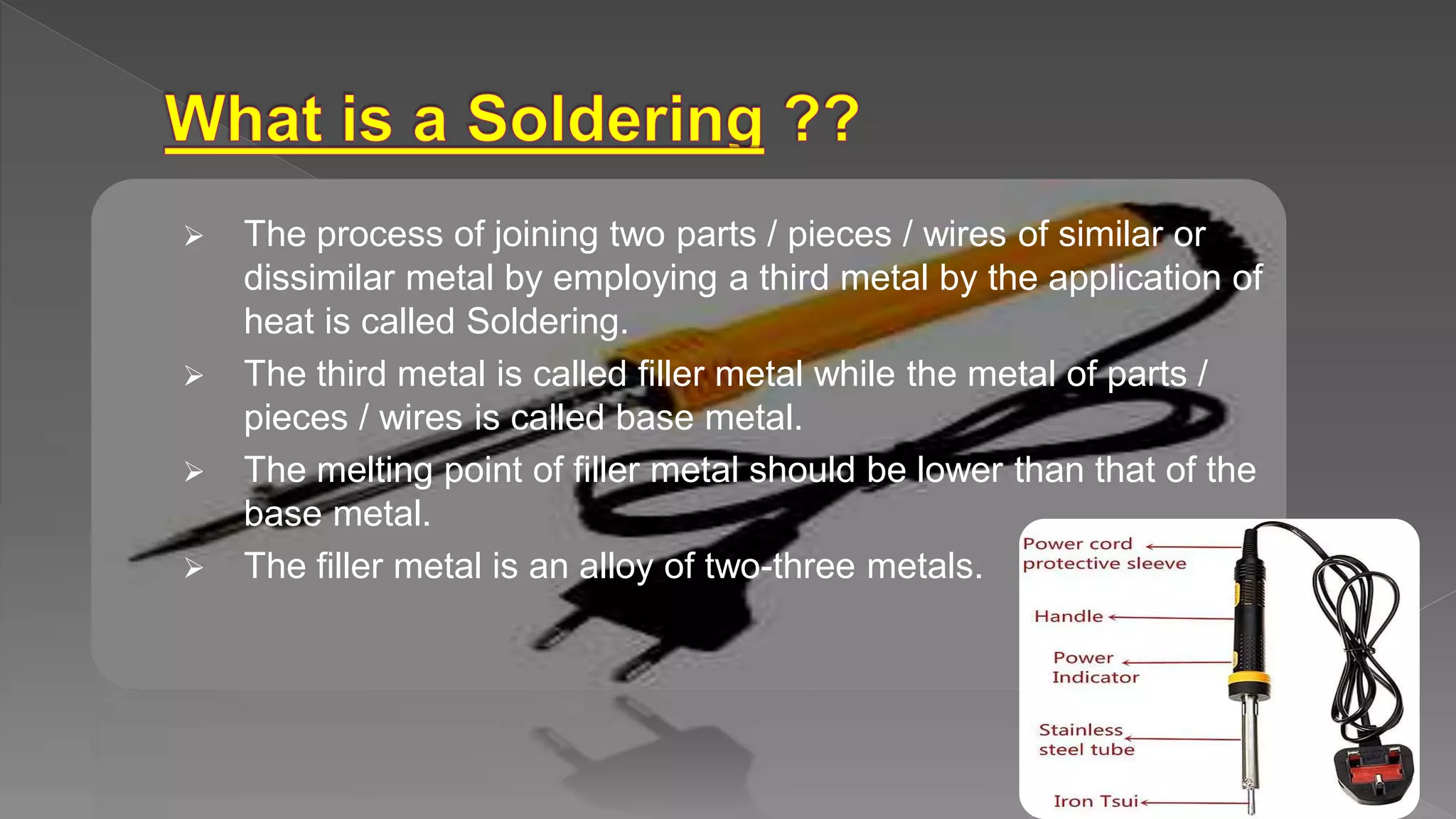 What is a soldering ?? | PPTX