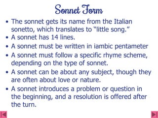 What is a Sonnet slideshow free for all.pptx