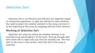 What is a Sorting Algorithm Ishank mini project.pptx