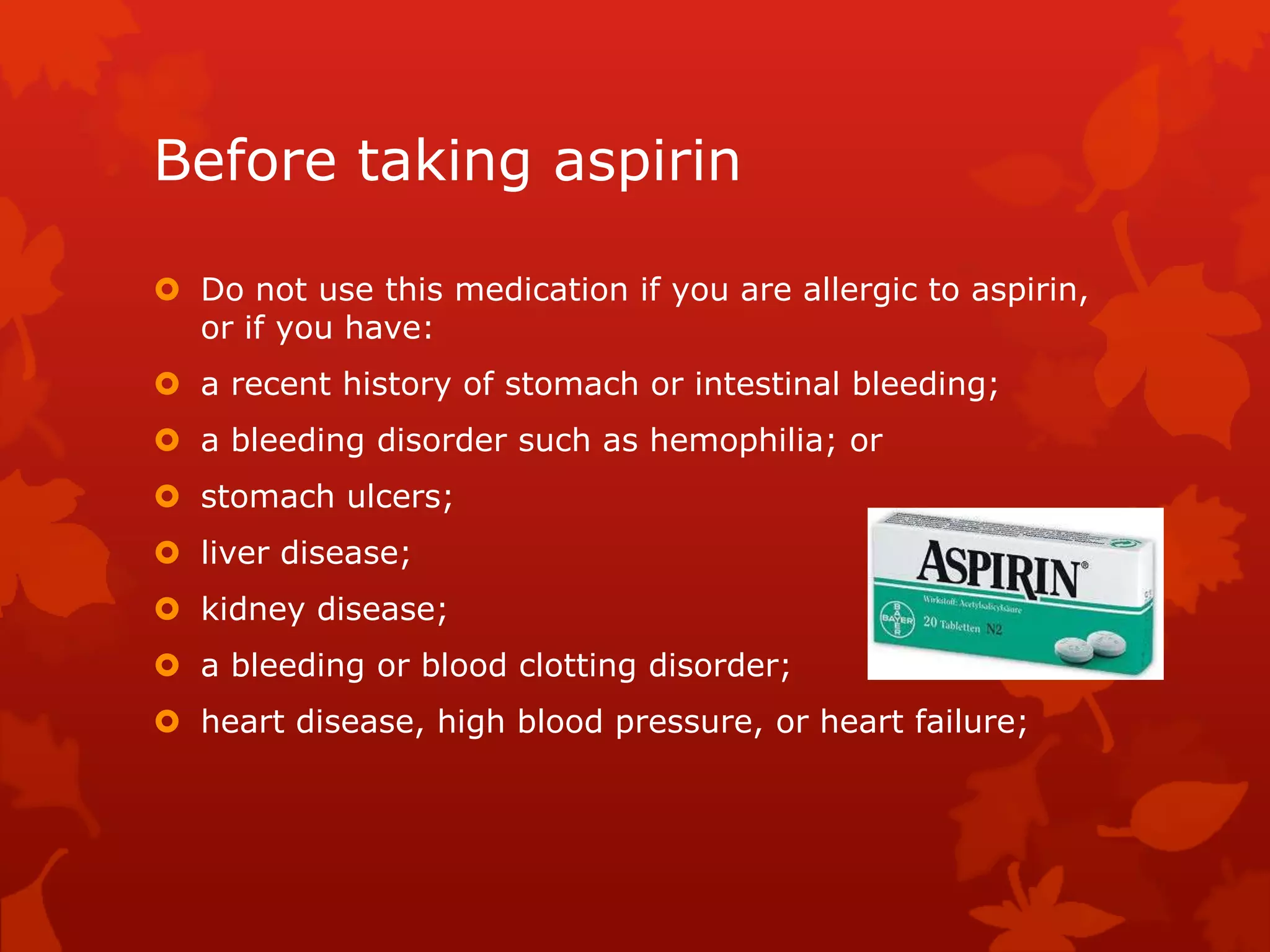 What is aspirin | PPT