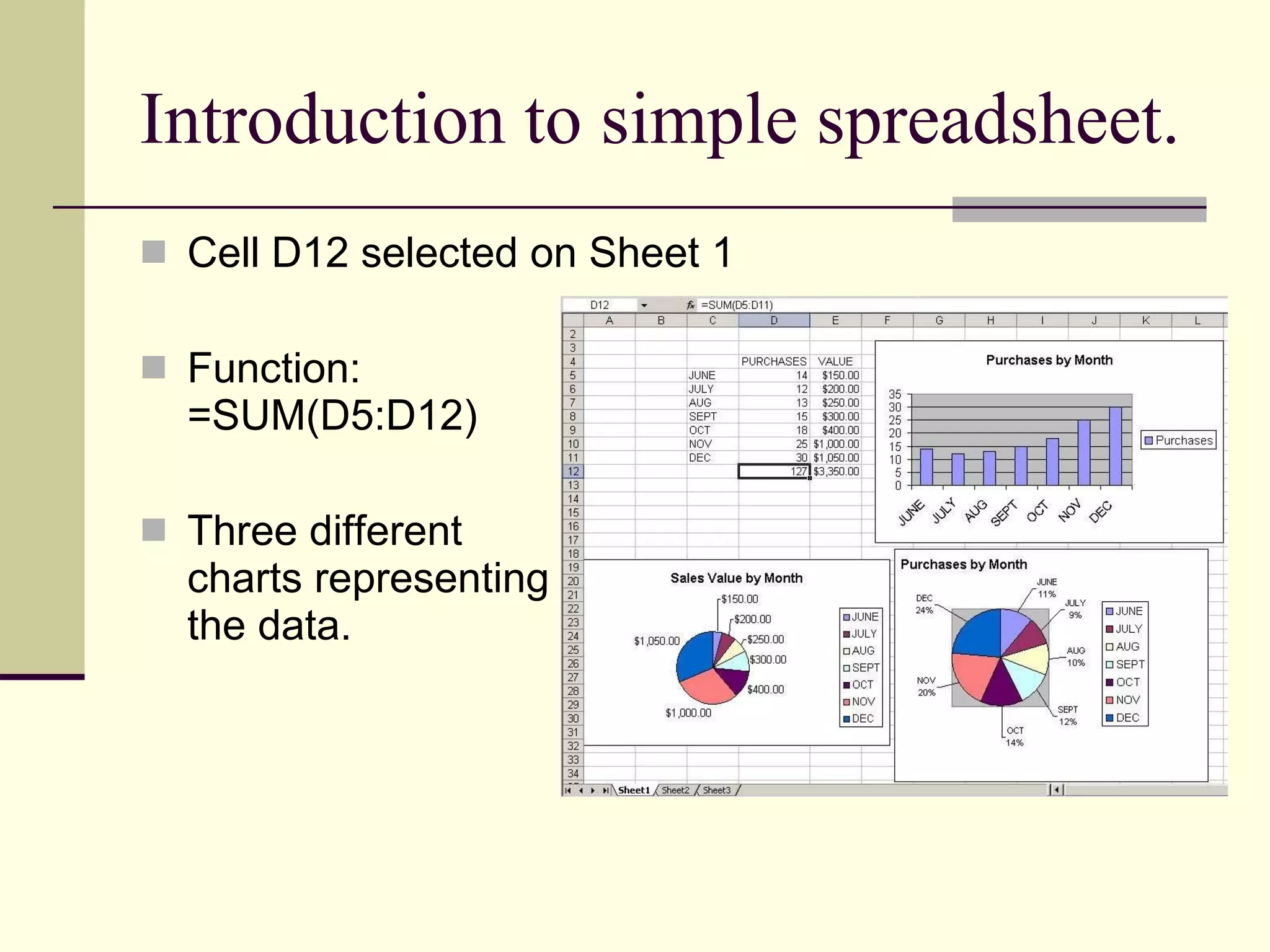 What is a spreadsheet | PPT