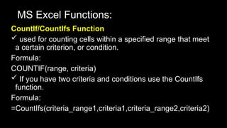 Microsoft excel functions and formulas.pptx
