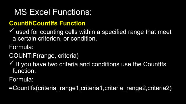 Microsoft excel functions and formulas.pptx