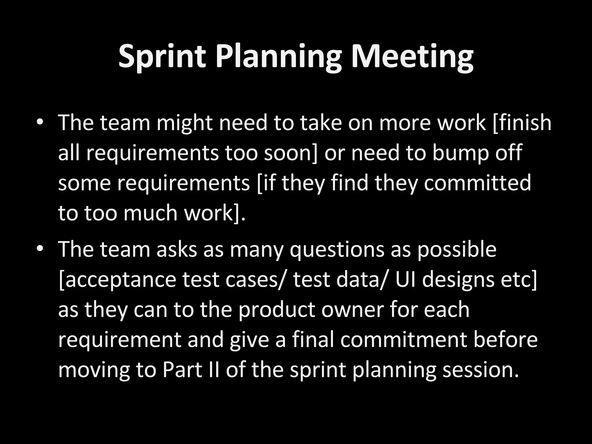 What Is A Sprint Planning Meeting | PPT