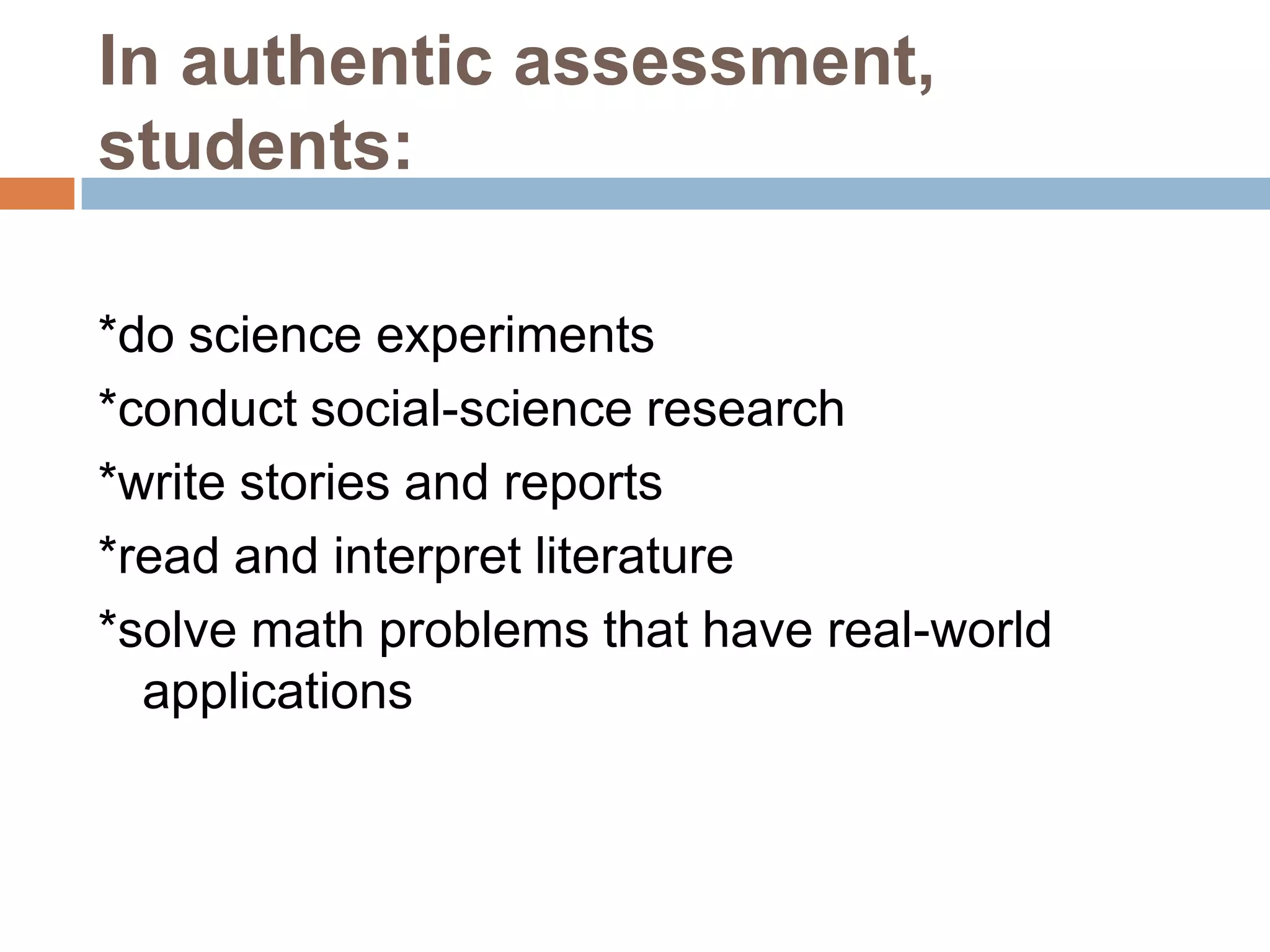 What is assessment ‫‬ | PPTX