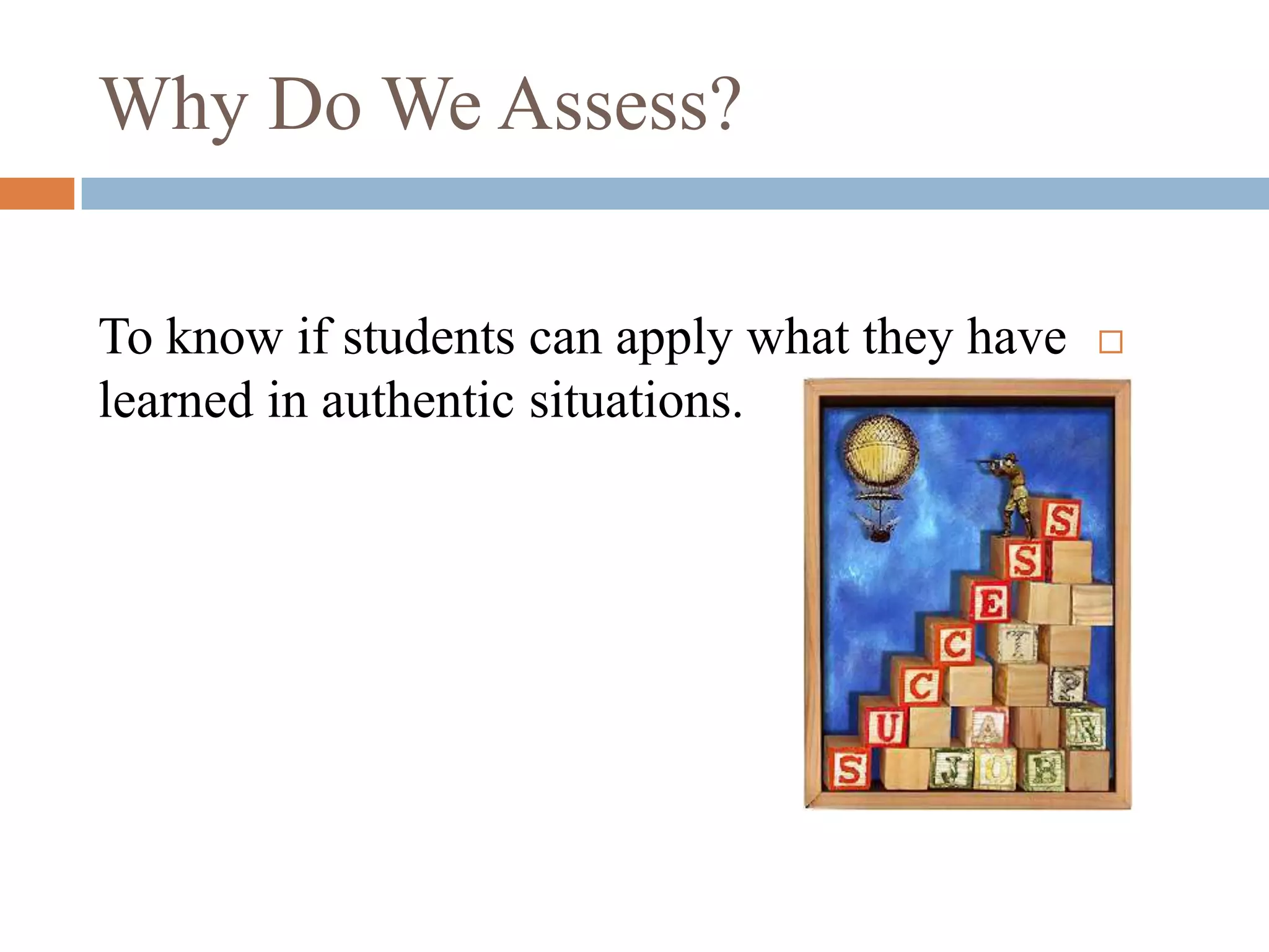 What is assessment ‫‬ | PPTX