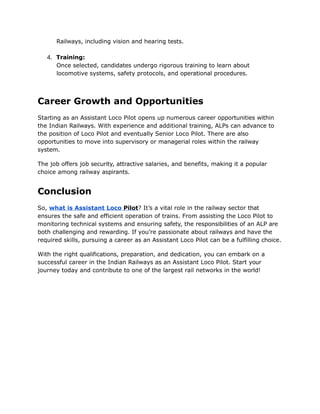 What is Assistant Loco Pilot_ Roles, Responsibilities, and Career ...