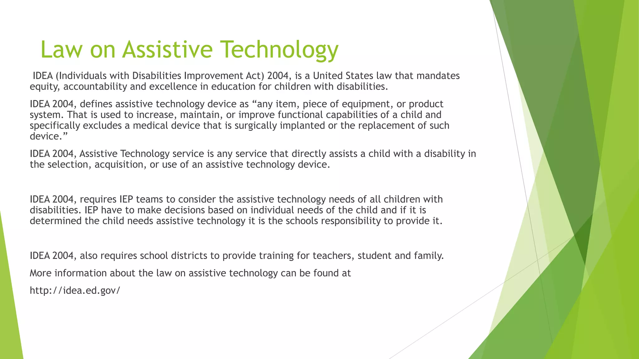 What is assistive technology | PPTX