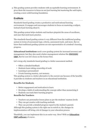 What is a Standards-Based Grading System Does it Benefit Teachers ...