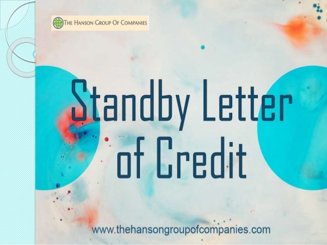 What Is A Standby Letter Of Credit And How To Get It? | PPTX