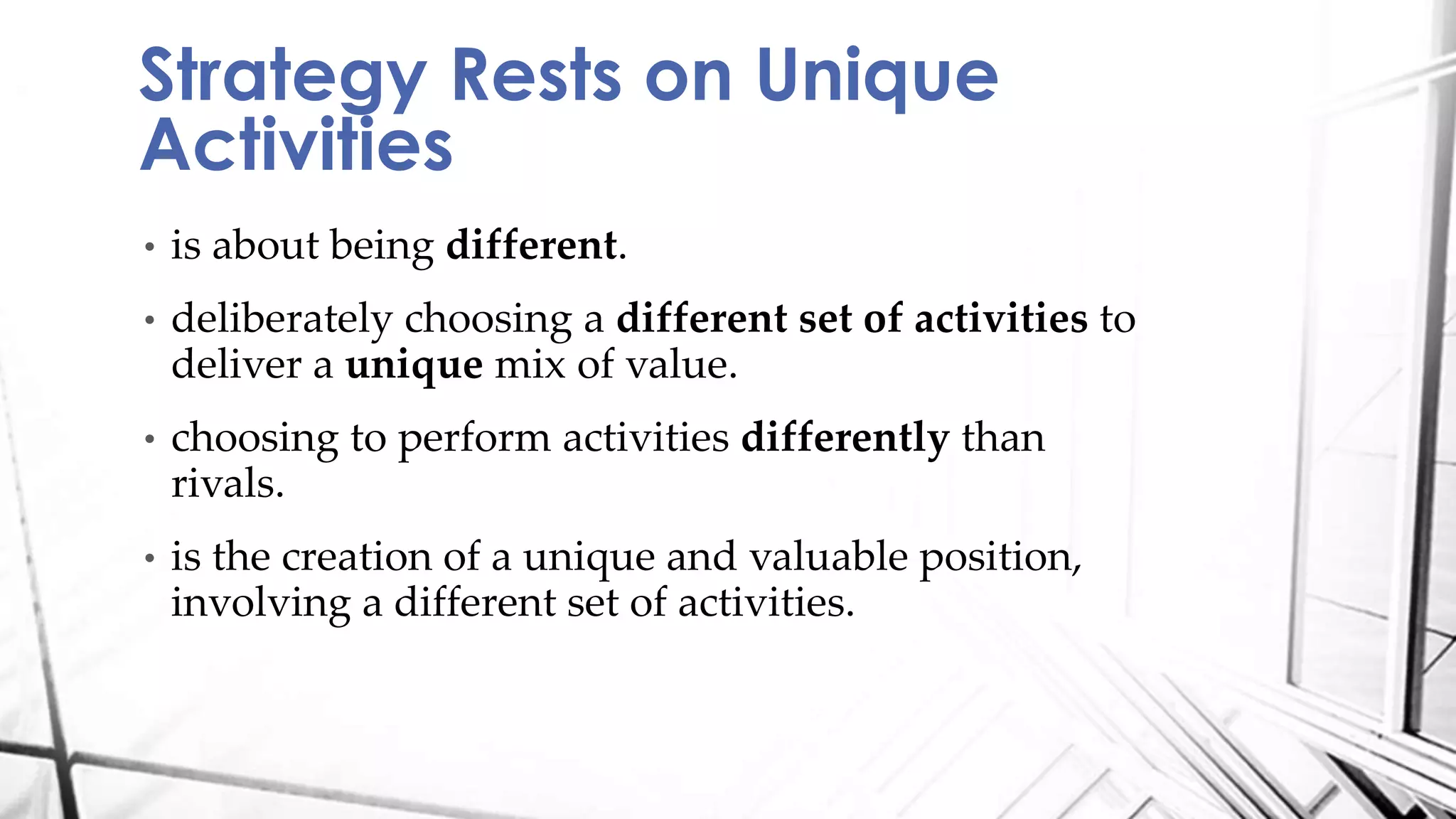 What is a Strategy? Michael Porter - Harvard Business Review | PPTX