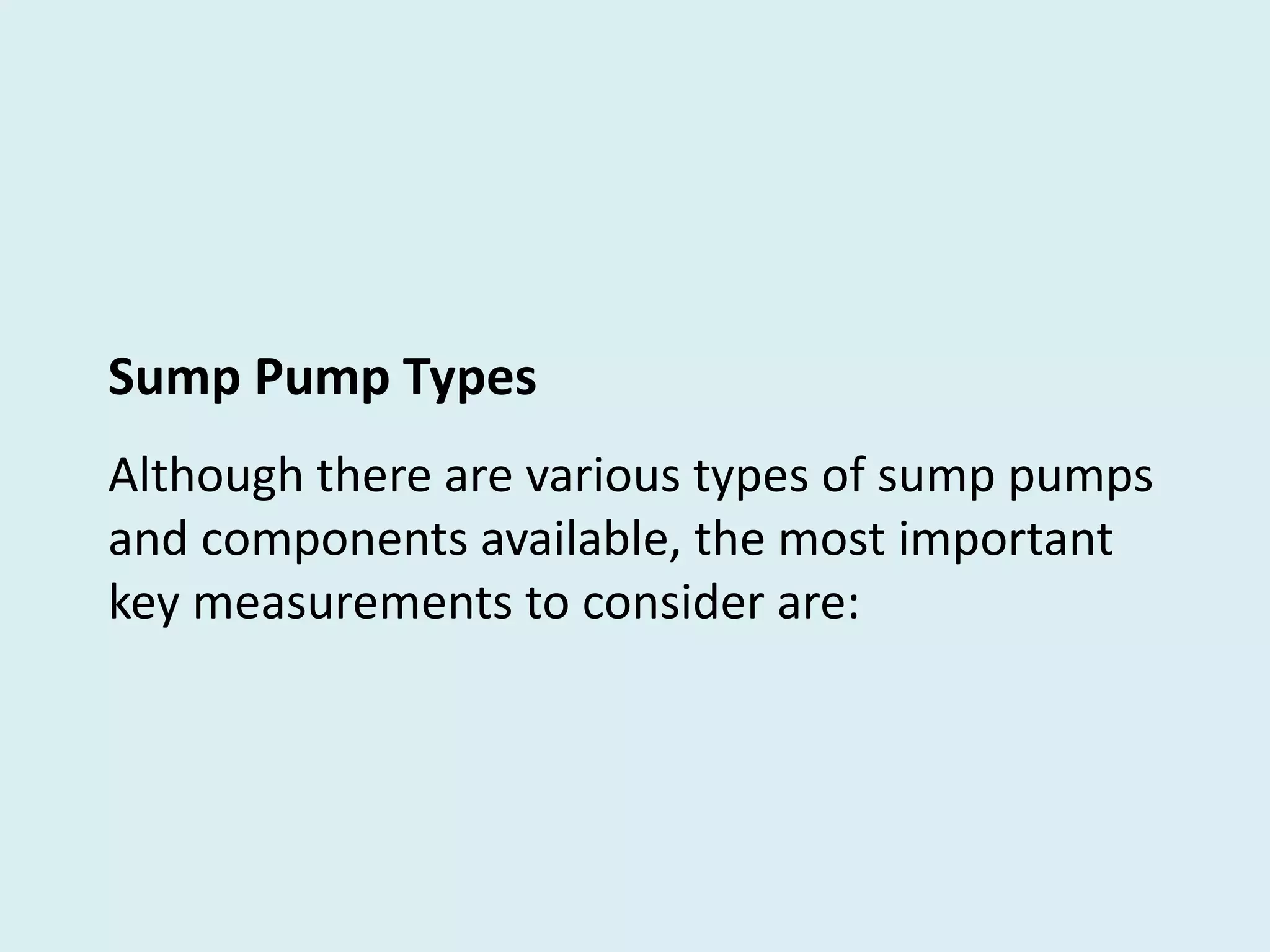What is a Sump Pump? | PPTX