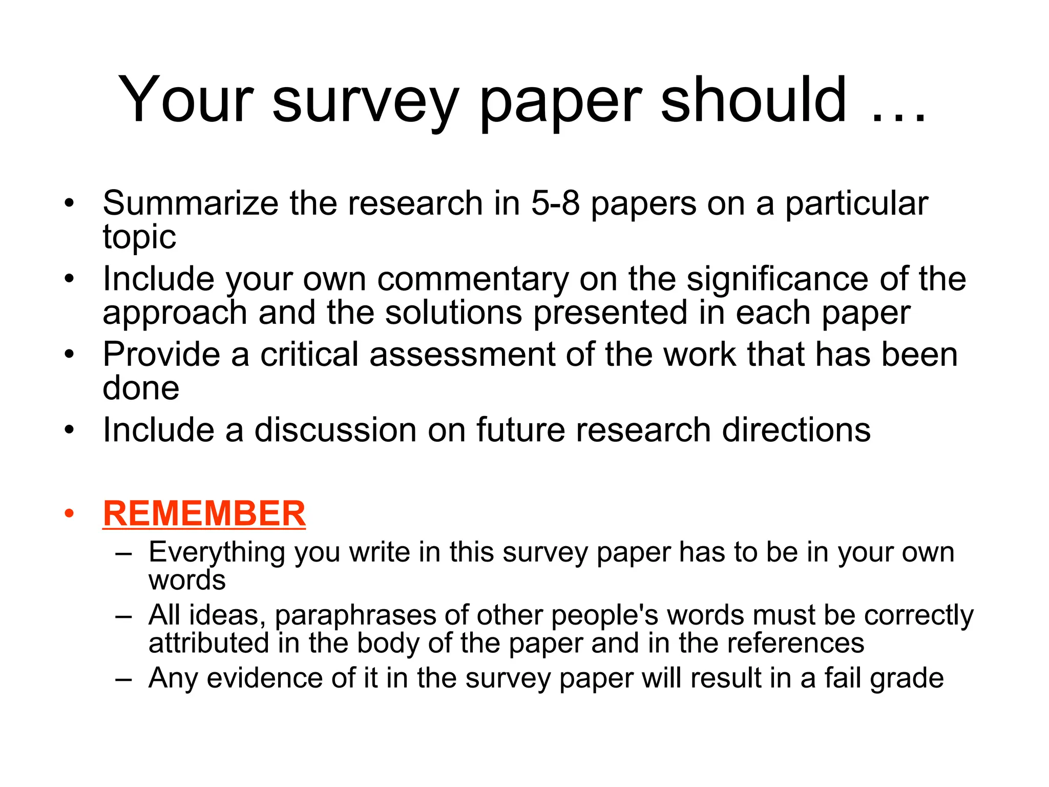 What is a Survey Paper What is a Survey Paper (2) (1).ppt
