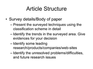 What is a Survey Paper What is a Survey Paper (2) (1).ppt