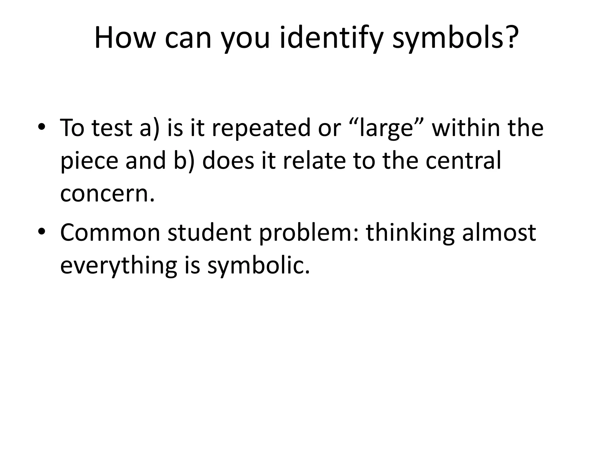 What is a symbol? | PPTX