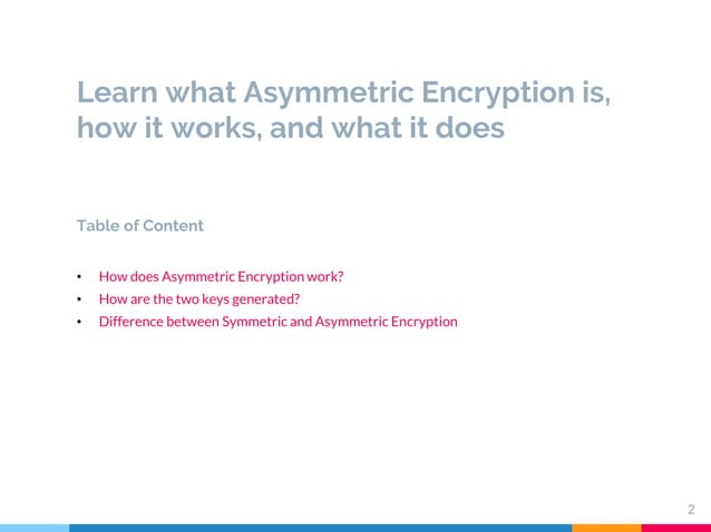 What is Asymmetric Encryption? Understand with Simple Examples | PPTX