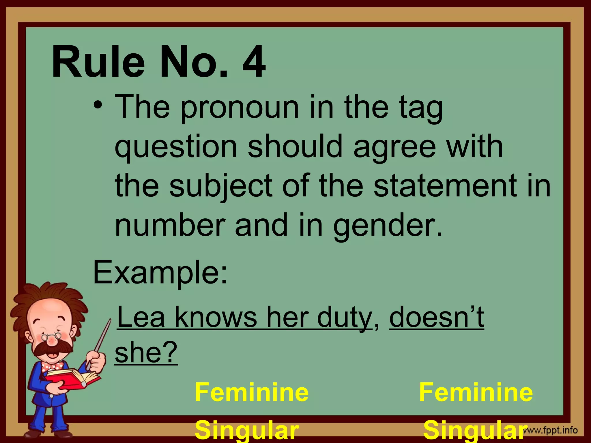 What is a tag question | PPT