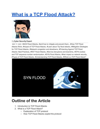 What is a TCP Flood Attack.pdf