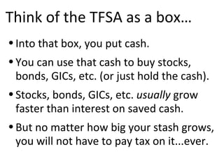 What Is a TFSA? | PPT