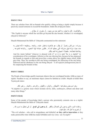 What is a Tāghūt? | PDF | Islam | Religion & Spirituality